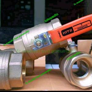 Jual BALL VALVE / STOP KRAN KITZ 21/2 INCH 400 WOG KUNINGAN ORIGINAL ...