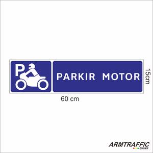 Jual RAMBU RAMBU SIGN TANDA PARKIR MOTOR PARKIRAN TANDA MOTOR 15 X 60 ...