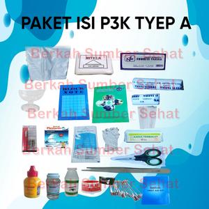 Jual Paket ISI P3k Tipe A / First Aid Isi Tipe A /Hanya isi p3k Type A ...