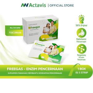Jual FREEGAS Enzim Pencernaan Suplemen Makanan Membantu Kesehatan ...