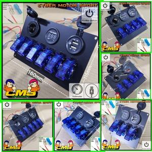 Jual Saklar mobil universal.12v paket Saklar lampu . foglamp.2/3/4/5/6 ...