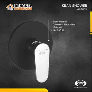 Jual AER Kran Tanam Shower Tembok Panas Dingin Keran Air SAS SV 5 / SA Best - Kab. Tangerang ...