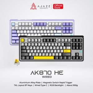 Promo Ajazz AK870 AK-870 HE Wired Gaming Keyboard Rapid Trigger ...