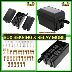 Jual Rumah sekring dan relay mobil universal. bok kotak sekring relay ...