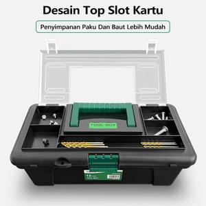 Jual Pr0m0 Isku Tool Box 12 Inch Mini Toolbox / Kotak Perkakas Mini ...