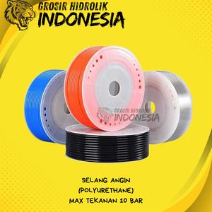 Jual SELANG ANGIN PNEUMATIC SELANG PU (POLYURETHANE) UKURAN OD 6MM X ID ...