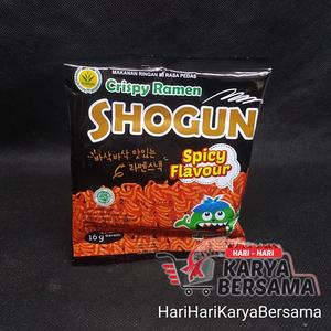 Jual MAKANAN RINGAN SHOGUN MI CRISPY RAMEN SPICY FLAVOUR 16GR - Kota ...