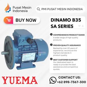 Jual ELEKTRO MOTOR YUEMA SA 4P 3KW 4HP 3PHASE 380V B35/ DINAMO ELECTRIC MOTOR/ ELECTRO MOTOR 3 ...