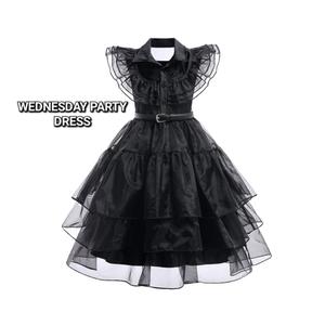 Jual PROMO WEDNESDAY PARTY DRESS KOSTUM PROM HALLOWEEN WITCH ADDAMS ...