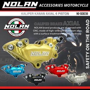 Jual Kaliper NOLAN Axial Brake 4 piston 2 Pin KANAN Bahan Full ...
