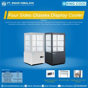 Jual XC-58L Four Side Display Cooler (Black) - Mesin Pendingin Best ...