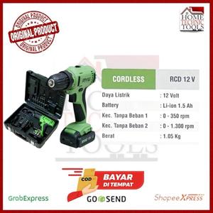 Jual RYU BOR CORDLESS RCD 12 VOLT / RCD 2 BATERAI BESI KAYU 10 MM 2 ...