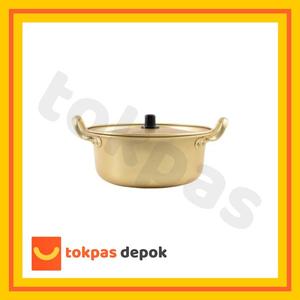Jual panci ramen korea aluminium import korean ramyun pot gold 16 cm ...