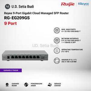 Jual Ruijie Reyee RG-EG209GS Reyee 9-Port Gigabit Cloud Managed SFP ...