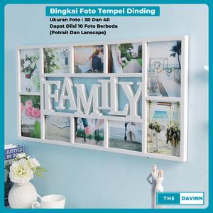 Jual Bingkai Foto Tempel Dinding Tanpa Paku Frame Pigura Photo Besar ...