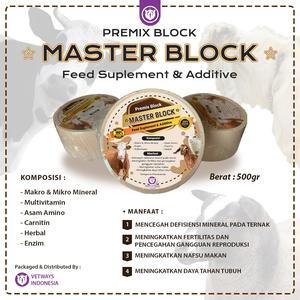 Jual MASTER BLOK 500 GRAM (New Formula) - Mineral Blok Kambing Domba ...