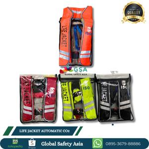 Jual NEW PRODUCT INFLATABLE LIFE JACKET PELAMPUNG CO2 AUTOMATIC WITH ...