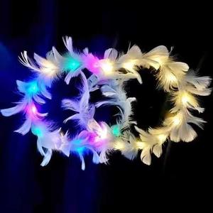Jual Bando Bulu dengan Lampu Led Cantik Bando Wanita Fashion - Rainbow ...