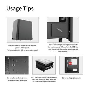 Jual SEGOTEP PRIME D BLACK MICRO ATX MINI TOWER PC CASE CASING GAMING ...