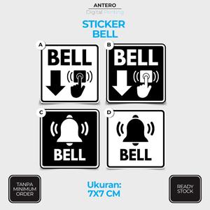 Jual STIKER BELL RUMAH / KANTOR| STIKER PETUNJUK BELL RUMAH / KANTOR ...