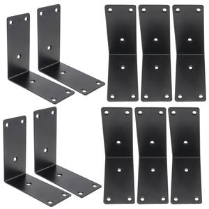 Jual Stainless Steel Black Large 4 Inch Black L Bracket Brackets Bed ...
