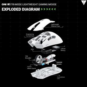 Jual Vortexseries R1 Oni Wireless Gaming Mouse 3 In 1 Connection ...