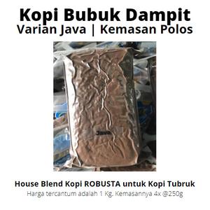 Jual Kopi Bubuk Dampit Varian Java Kemasan Polos [4x 250g] - Jakarta ...