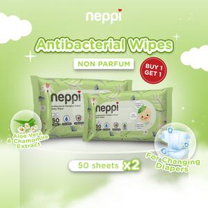 Jual (6 Pcs x 50 Lembar) Neppi Tisu / Tissue Basah Antibacterial ...