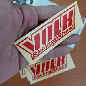Jual 4WET Sticker volk racing sticker Rays Engineering sticker velg ...