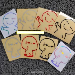 Jual Stiker Sarangheo Love Stiker Fucek Emot Emoticon Lucu Stiker Motor ...