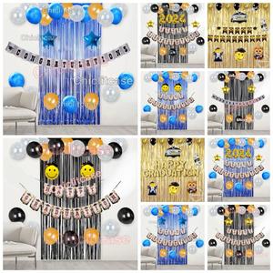 Jual Balon Set Paket dekorasi happy graduation simple / paket dekorasi ...