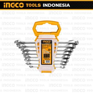 Jual Pentools - 8-Pcs Ratchet Spanner Set (8-19Mm) Ingco Hkspar1082 - Kunci Ring Pas - Jakarta ...