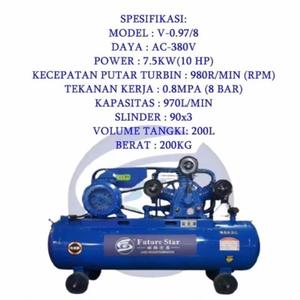 Jual Ninja Tech - Mesin Kompressor Compressor Angin 10 Hp Rrt Standart ...