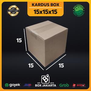 Jual KARDUS BOX uk 15x15x15 CM Kotak Packaging Corrugated SHEET POLOS ...