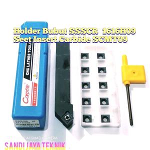 Jual Holder Bubut Luar. Pahat Bubut SSSCR1616H09 Seet Insert Carbide S ...
