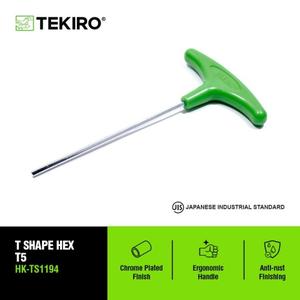 Jual Kunci L Hex Key Gagang T Tekiro Japan Pilih Ukuran T2.5 T3 T4 T5 ...