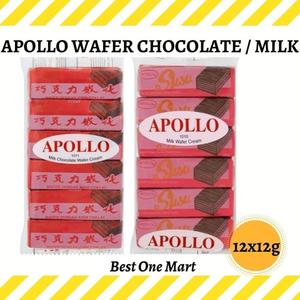 Jual Mur4h Apollo Wafer Cokelat Chocolate / Apollo Wafer Susu Milk ...