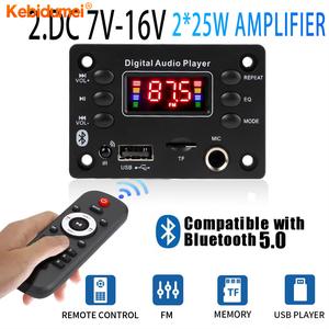Jual DC 12V 50W Amplifier Bluetooth 5.0 MP3 Player Decoder Board FM ...