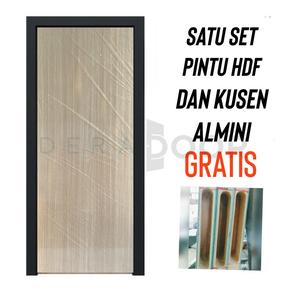 Jual Pintu Minimalis HDF Modern Set Kusen Almini | Pintu Kamar | Pintu ...