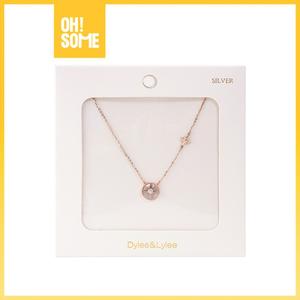 Promo OHSOME Kalung Clavicle Silver Rose Gold Simple Minimalis Aneka ...