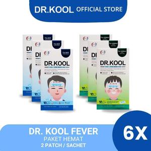 Jual DR.KOOL Fever Adult 3x2 Sachet & Fever Children 3x2 Sachet ...