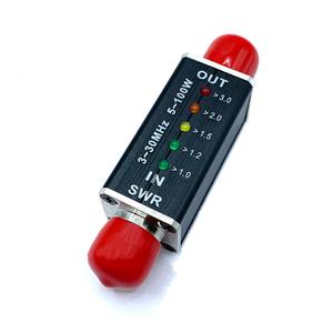 Jual 3-30MHz Frequency Max 100W Shortwave Standing Waves Indicator RF ...