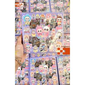 Jual STICKER LABUBU 100 LEMBAR WATERPROOF Viral | STIKER BOX TAHAN AIR ...