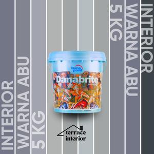 Jual Cat Tembok Interior Danapaint Danabrite Warna Abu 5 Kg - Turned ...