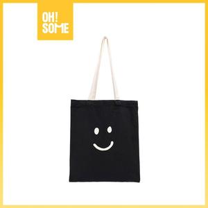Promo OHSOME Tas Kanvas Basic Senyum nomie nomie Hitam Putih - Kab ...