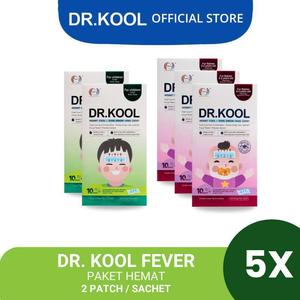 Jual DR.KOOL Fever Kid 2x2 Sachet & Fever Baby 3x2 Sachet -Pleter ...