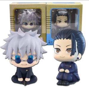 Promo Action Figure Jujutsu Kaisen Satoru Gojo Suguru Geto Duduk Chibi ...