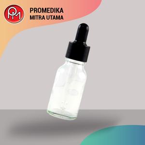 Jual Botol Kaca Pipet Tetes 20 ml model dot tetes kepala hitam | Botol ...