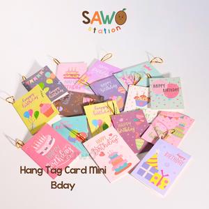 Jual Ulang Tahun Hang Tag Card Mini Birthday Hanging Gift Tags Hadiah ...