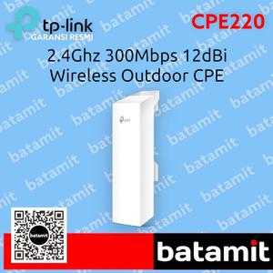 Jual NEW PROMO! TP-LINK CPE220 2.4GHZ 300MBPS 12DBI OUTDOOR CPE ...